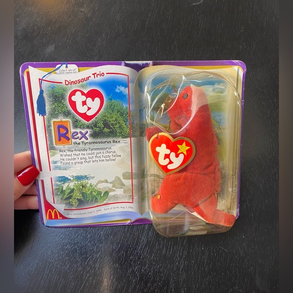 Ty | Other | Rare Rex The Tyrannosaurs Rex Beanie Baby | Poshmark